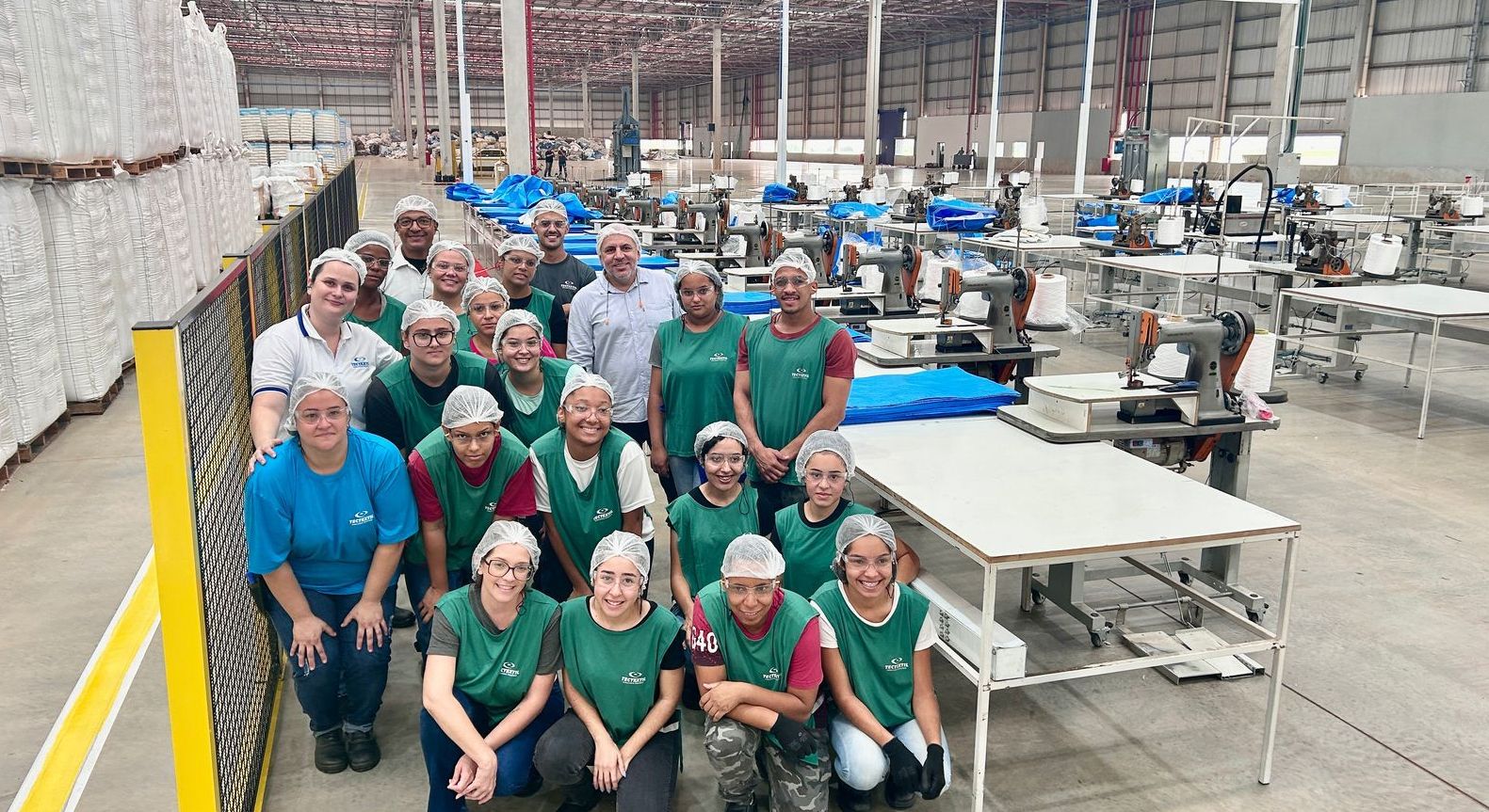 Tectextil inicia testes de produção em nova fábrica de Rio das Pedras
