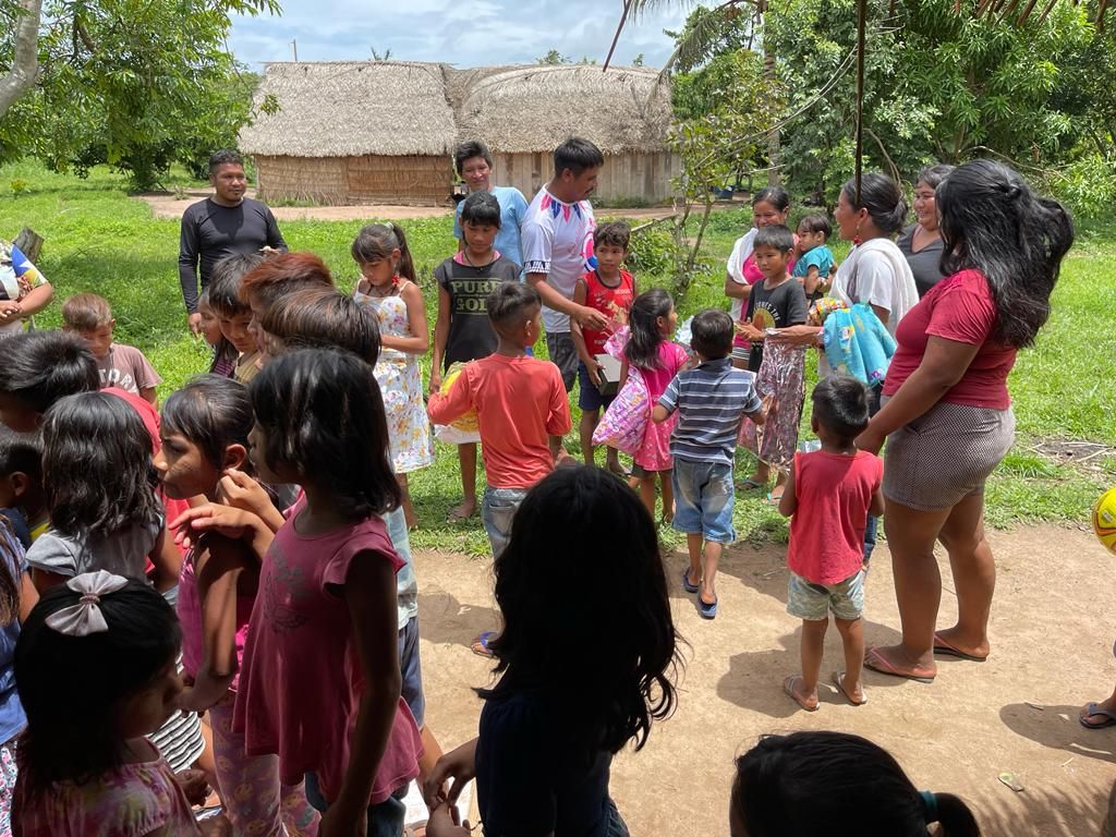 Aldeia Indígena Pedral recebe brinquedos arrecadados pela indígena Bia ...